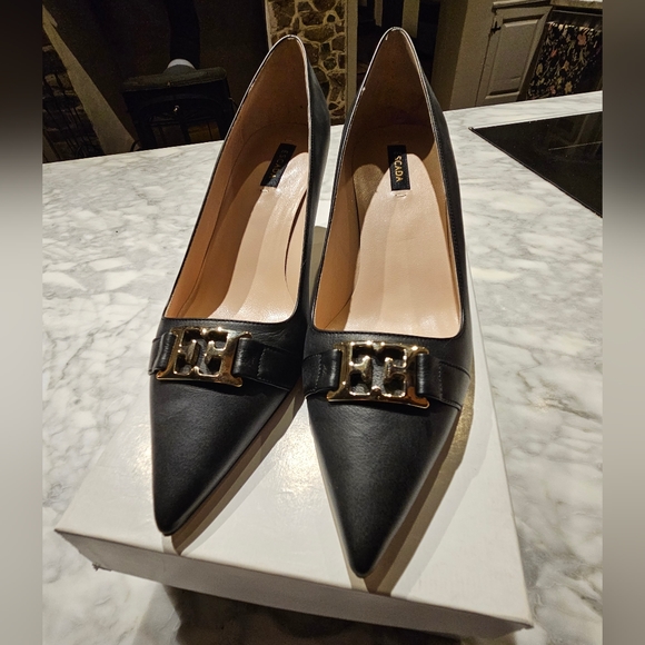 Escada | Shoes | Escada Ee Logo Hlheels | Poshmark
